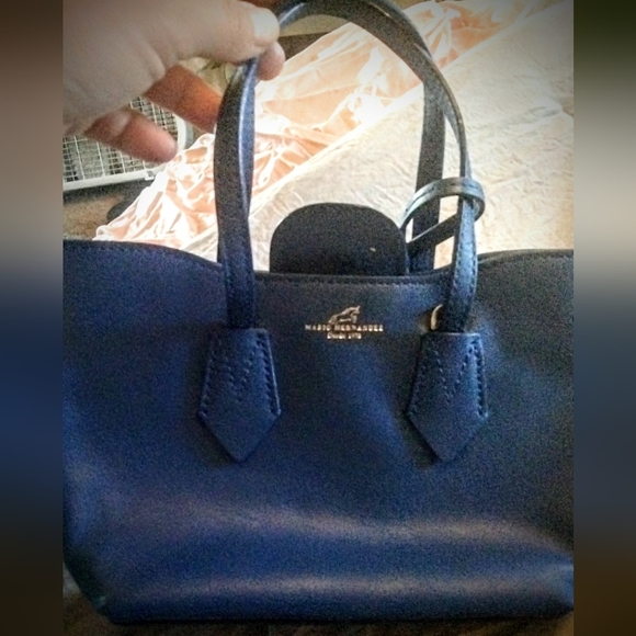 Mario Hernandez | Bags | Mario Hernandez Desde 978 Navy Blue Genuine ...